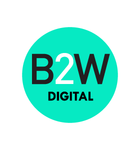 Free High-Quality B2W Logo for Creative Design