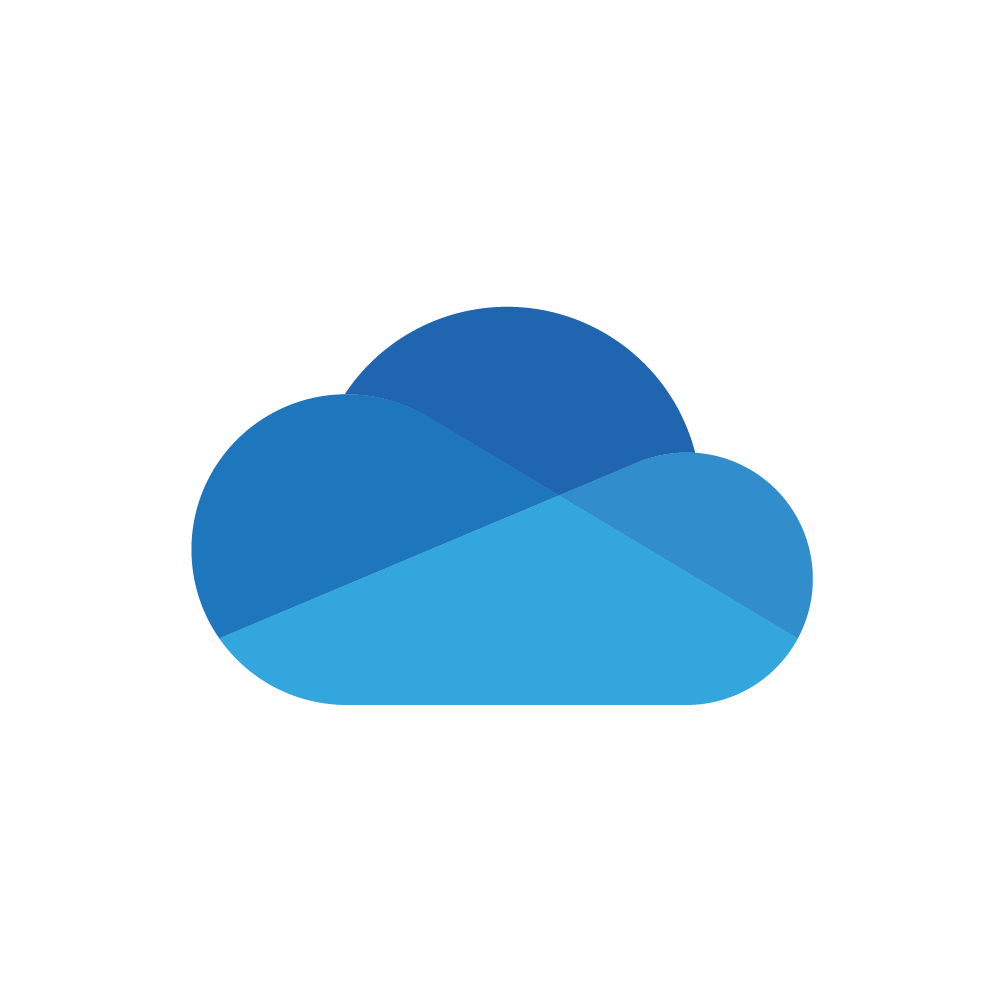 Free High-Quality Microsoft Onedrive Logo for Creative Design