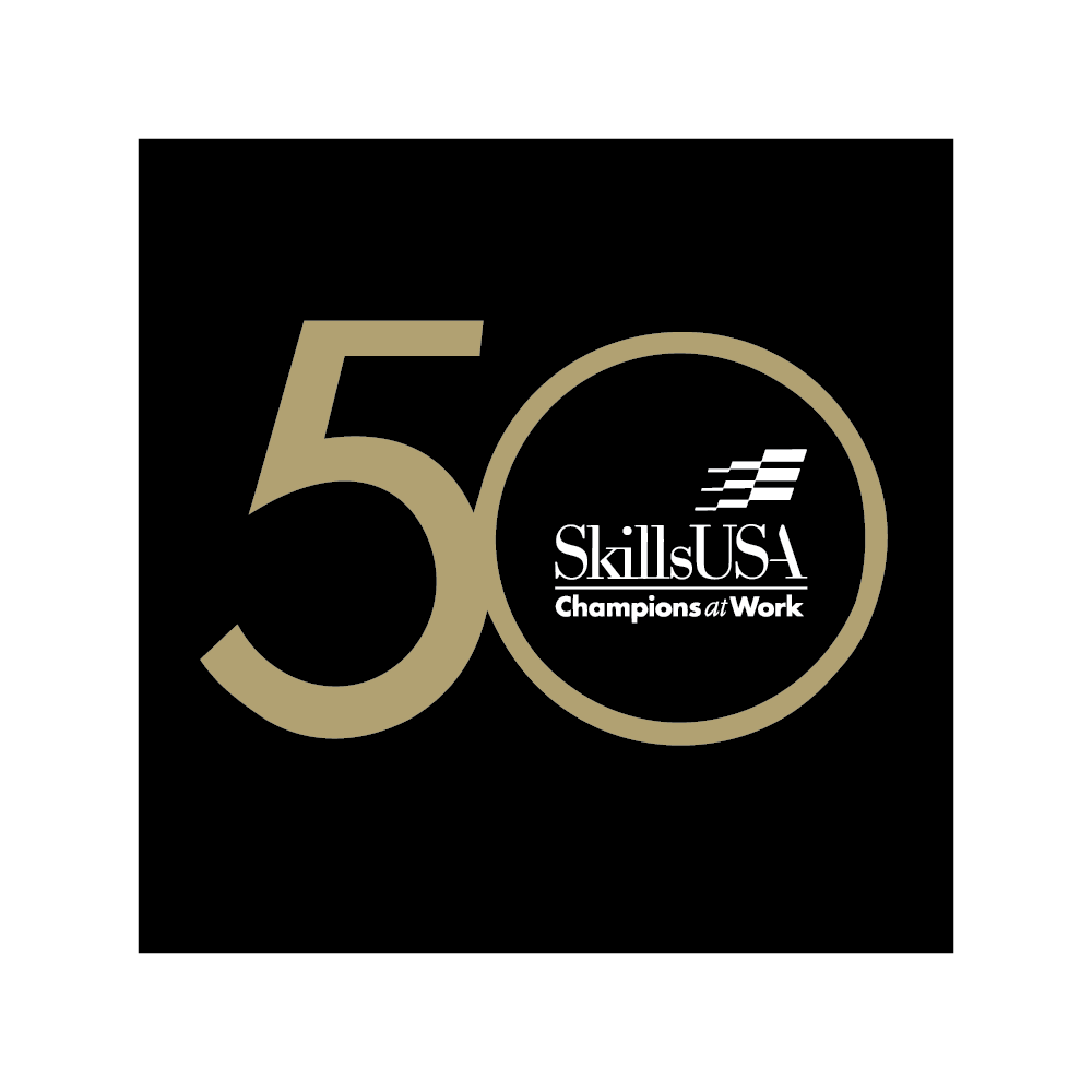 Free High-Quality SkillsUSA 50th Anniversary Logo for Creative Design
