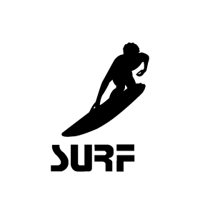 Free High-Quality Surf Logo for Creative Design