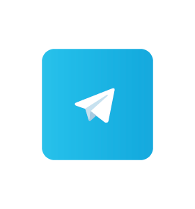 Free High-Quality Telegram round icon for Creative Design