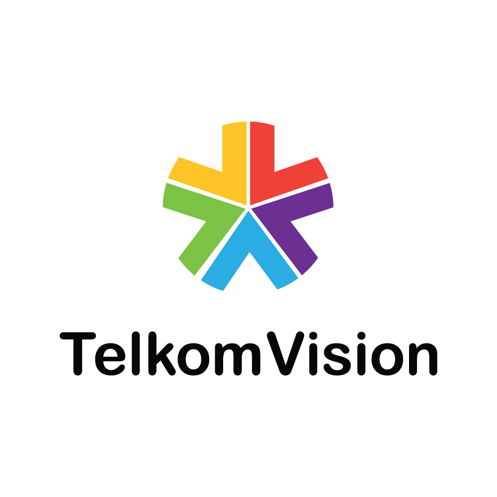 Free High-Quality Telkom Vision Logo for Creative Design