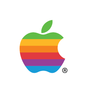 Free High-Quality apple computer rainbow Logo for Creative Design