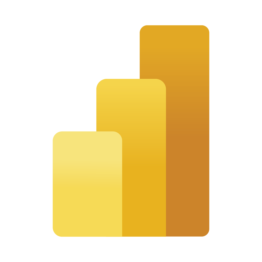 Free High-Quality Microsoft office powerBi Logo for Creative Design