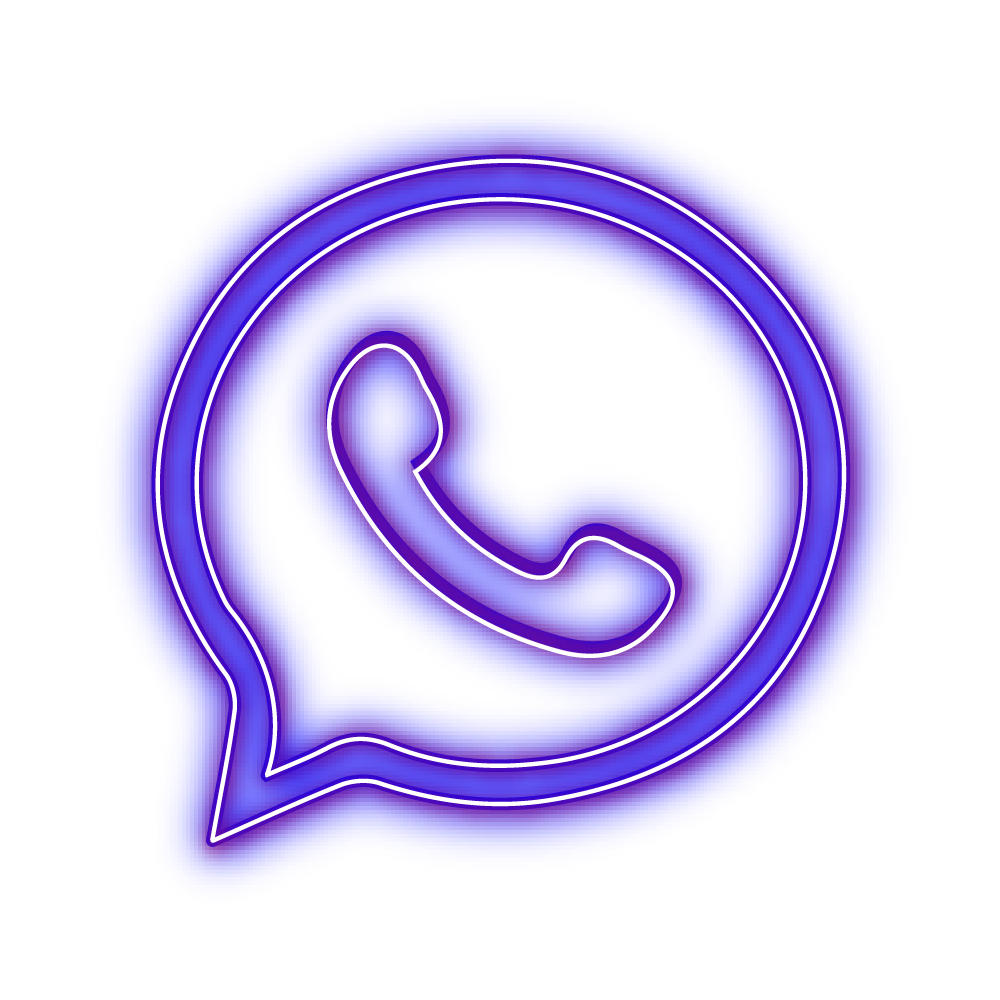 Free High-Quality neon whatsapp logo for Creative Design