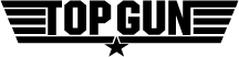 Free High-Quality top gun logo for Creative Design