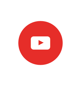 Free High-Quality youtube circle icon for Creative Design