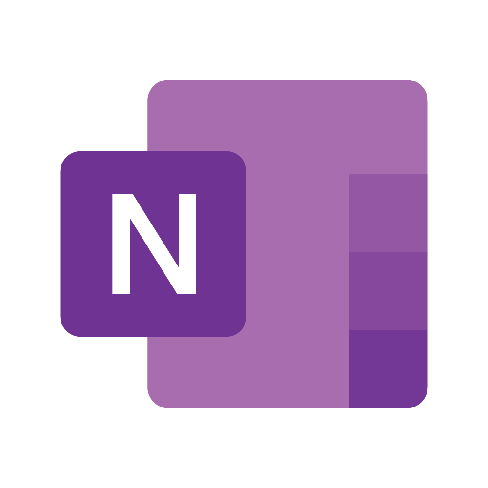 Free High-Quality Microsoft office oneNote Logo for Creative Design