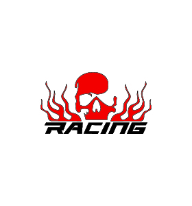 Free High-Quality Skull Racing Logo for Creative Design