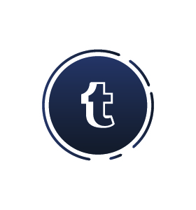 Free High-Quality Tumblr gradient icon for Creative Design