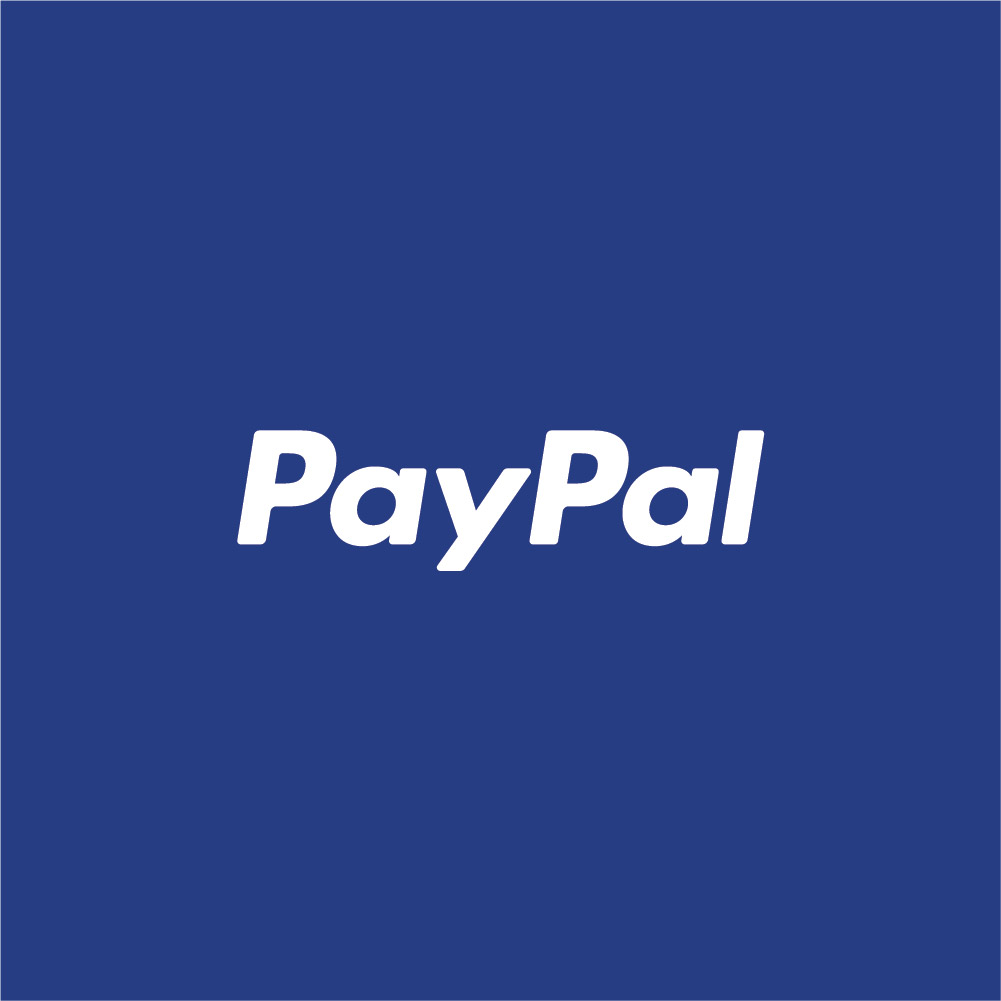 Free High-Quality Blue Background Paypal Logo for Creative Design