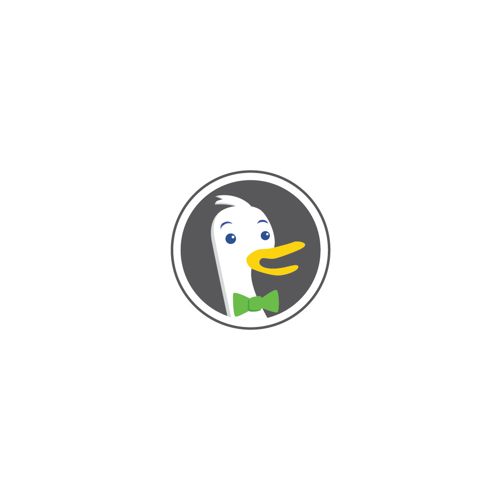 Free High-Quality Dark Gray DuckDuck Go Symbol Logo for Creative Design