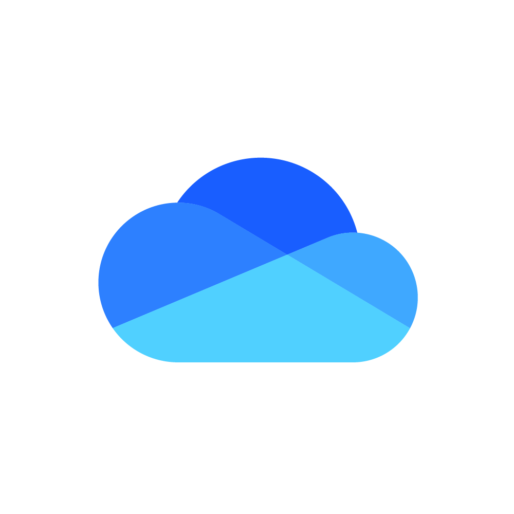 Free High-Quality Microsoft Onedrive Logo for Creative Design