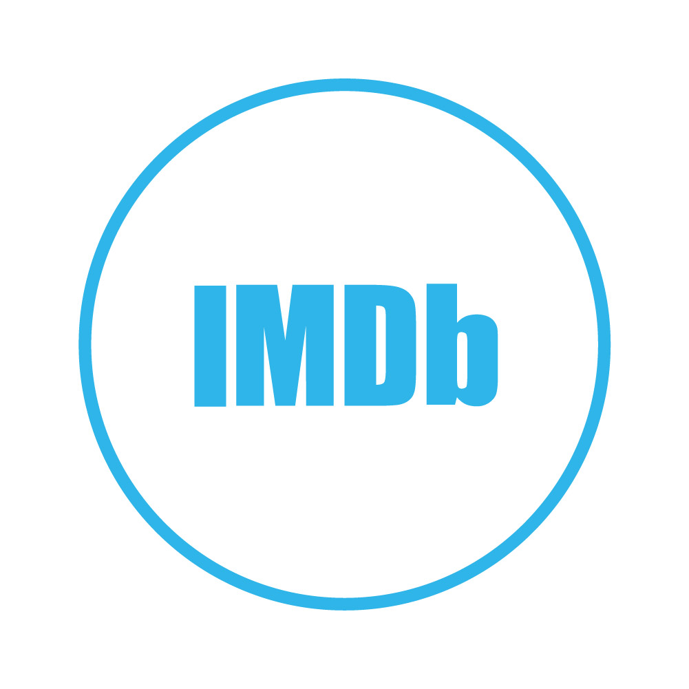 Free High-Quality Skyblue Outline Circle Imdb Logo for Creative Design
