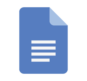 Free High-Quality Google Docs logo for Creative Design