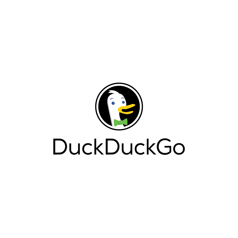 Free High-Quality Black DuckDuck Go Logo for Creative Design
