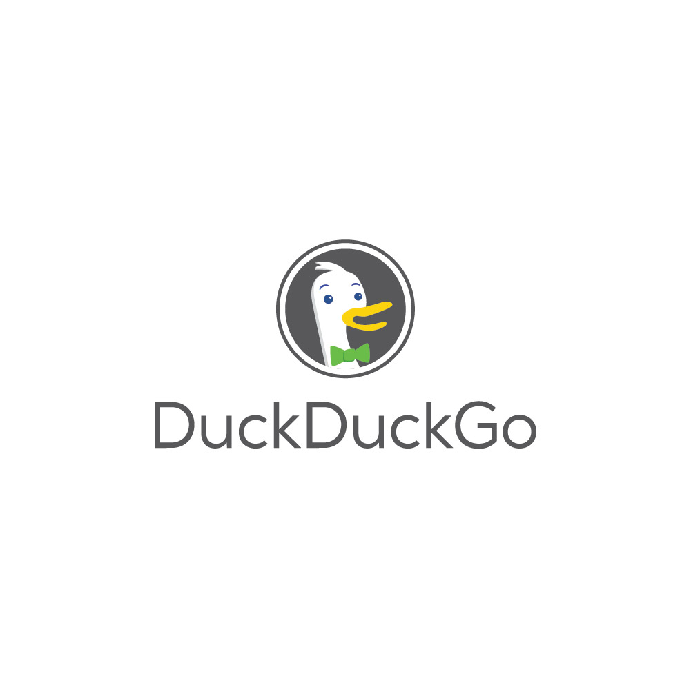Free High-Quality Dark Gray DuckDuck Go Logo for Creative Design