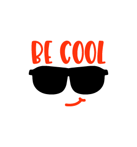 Free High-Quality BE COOL Logo for Creative Design