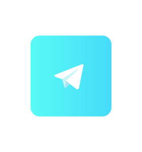 Free High-Quality Telegram round icon for Creative Design