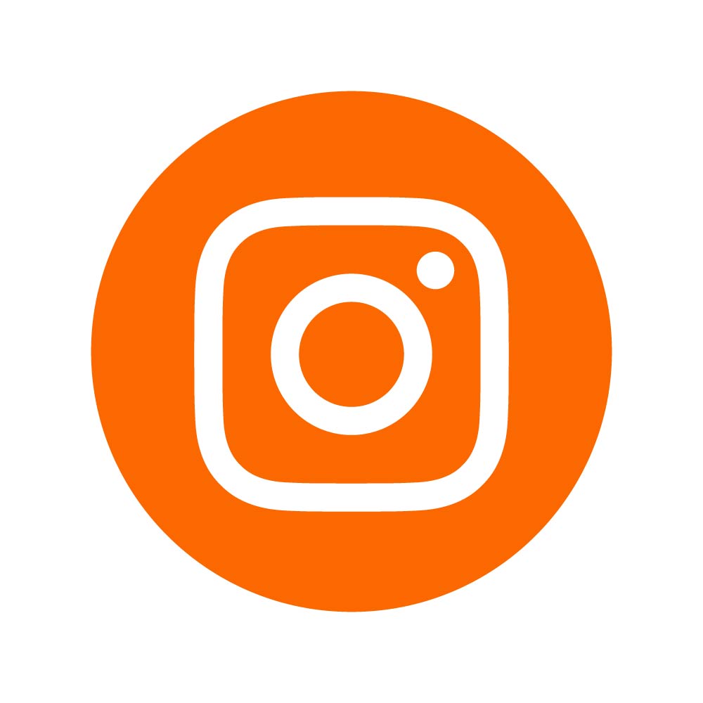 Free High-Quality Orange Instagram Logo Circle for Creative Design