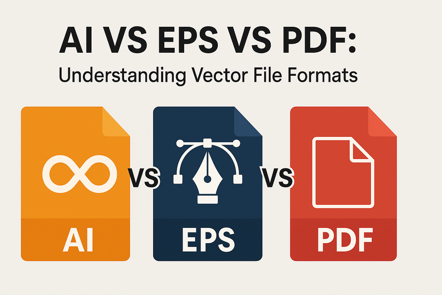 AI vs EPS vs PDF: Best Vector File Format Explained
