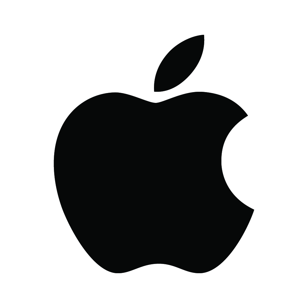 Free High-Quality Apple Logo Black for Creative Design