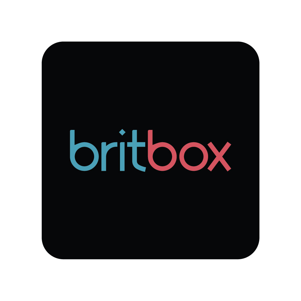 Free High-Quality Simple BritBox Black Background Logo for Creative Design