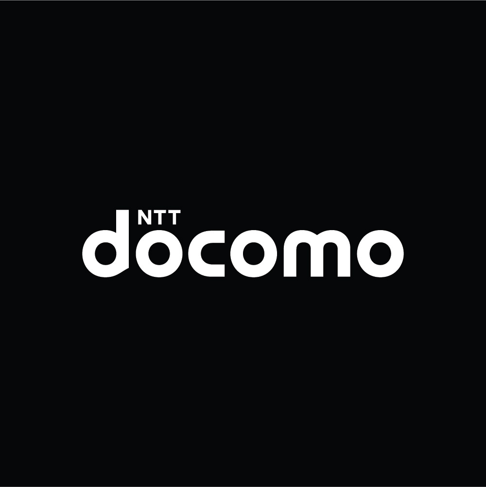 Free High-Quality Black Background Docomo Logo for Creative Design