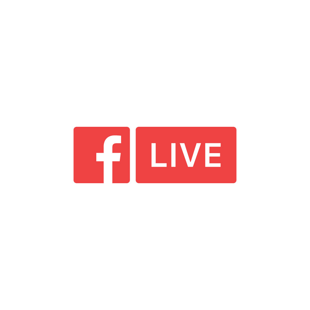 Free High-Quality Red Facebook Live Png Logo for Creative Design