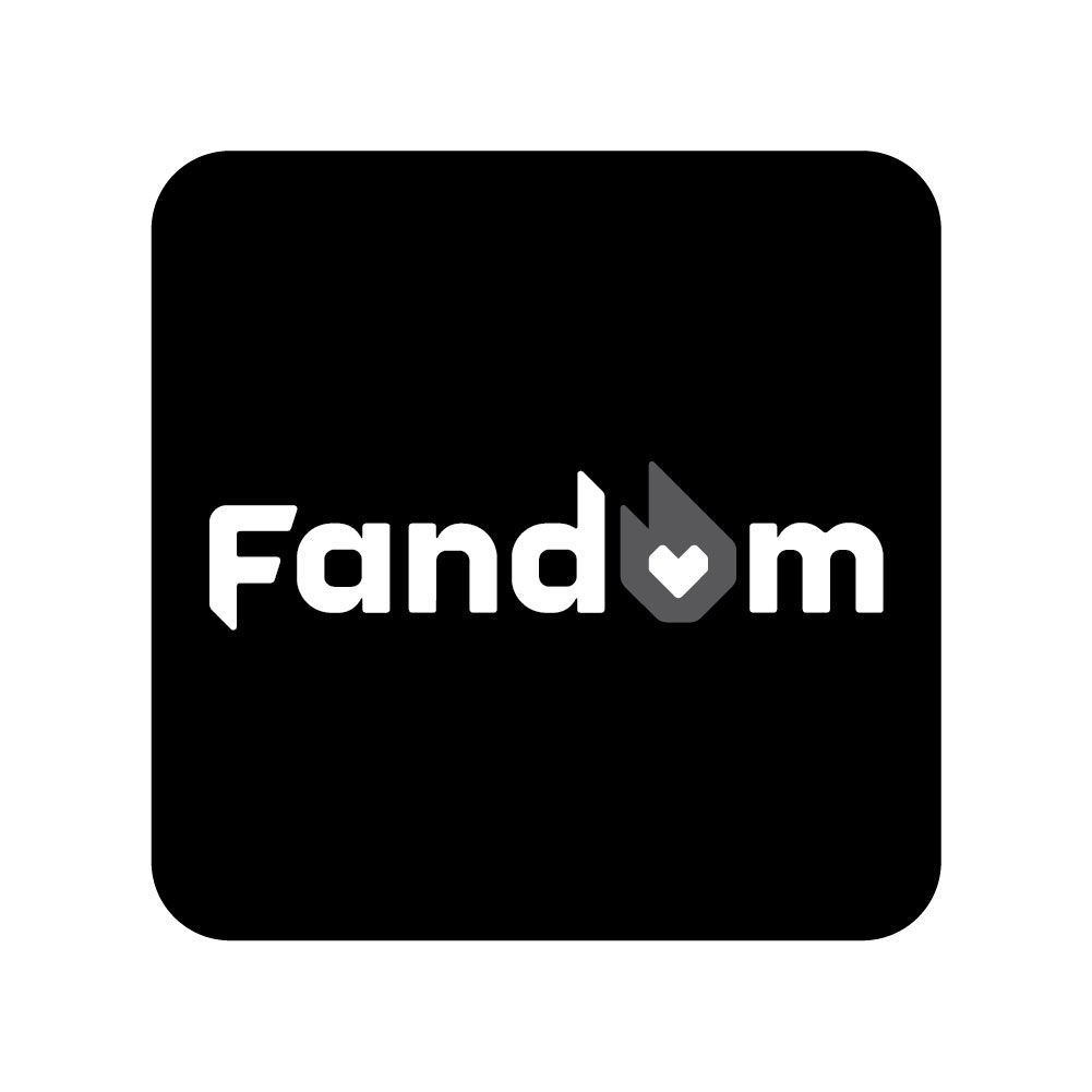 Free High-Quality Black Background Fandom Square Logo for Creative Design