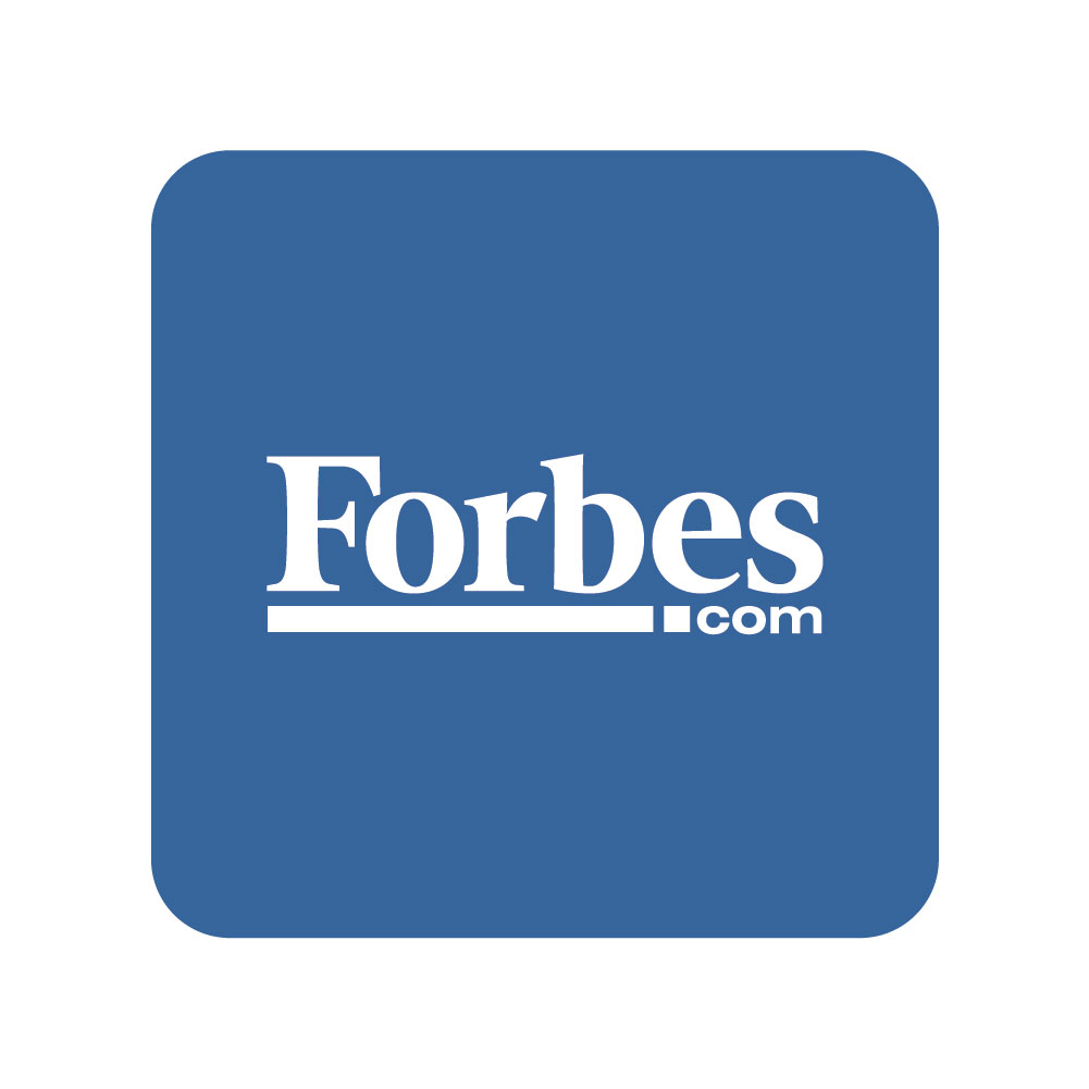 Free High-Quality Blue Background White Forbes Logo for Creative Design