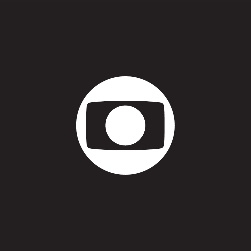 Free High-Quality Black Background Tv Globo Logo for Creative Design