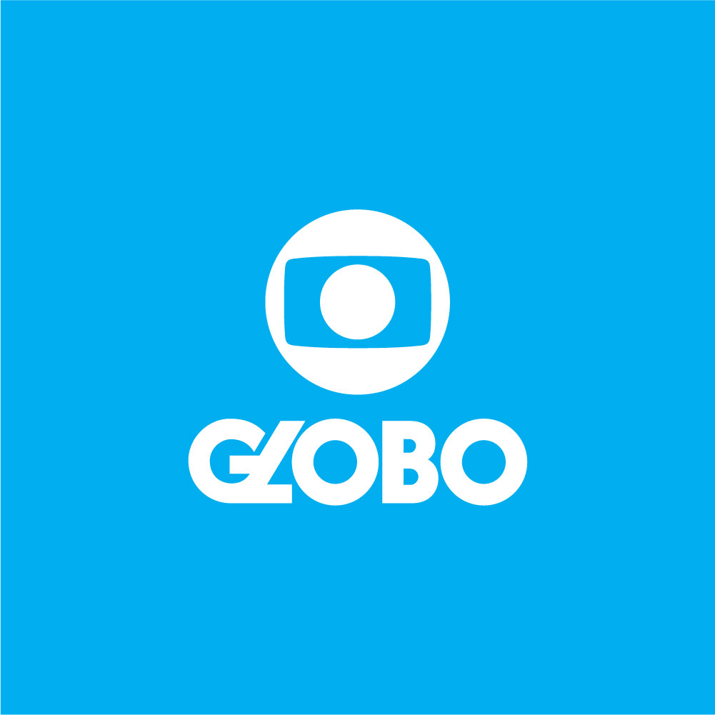 Free High-Quality Blue Background Tv Globo Logo for Creative Design