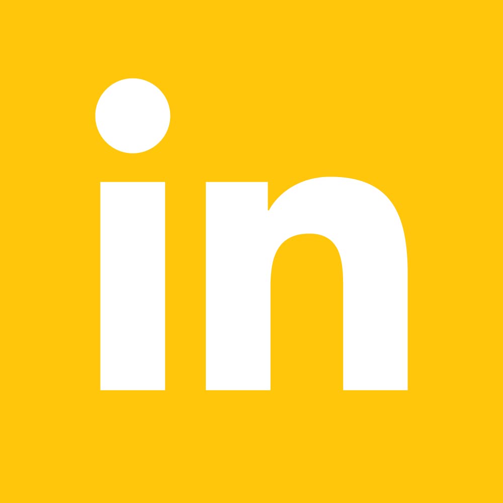 Free High-Quality Linked In Logo Yellow Background for Creative Design