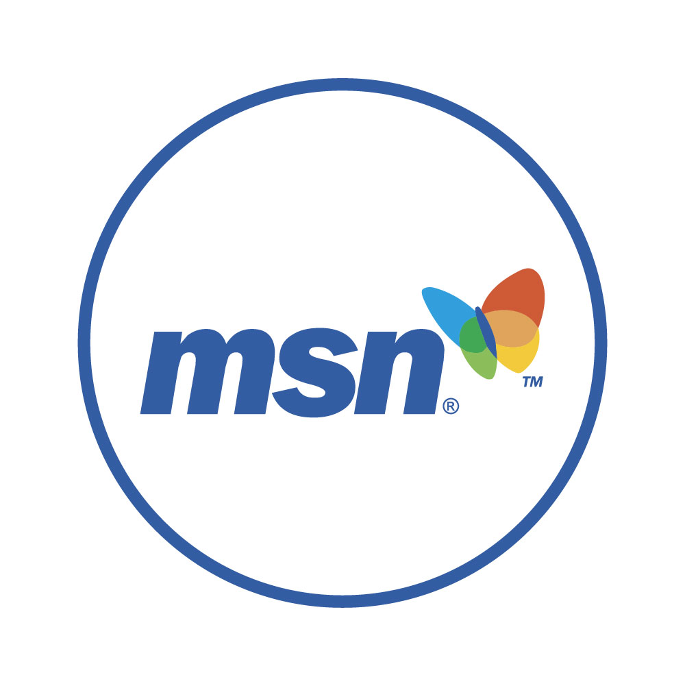 Download Blue Outline Msn Logo in SVG Vector or PNG