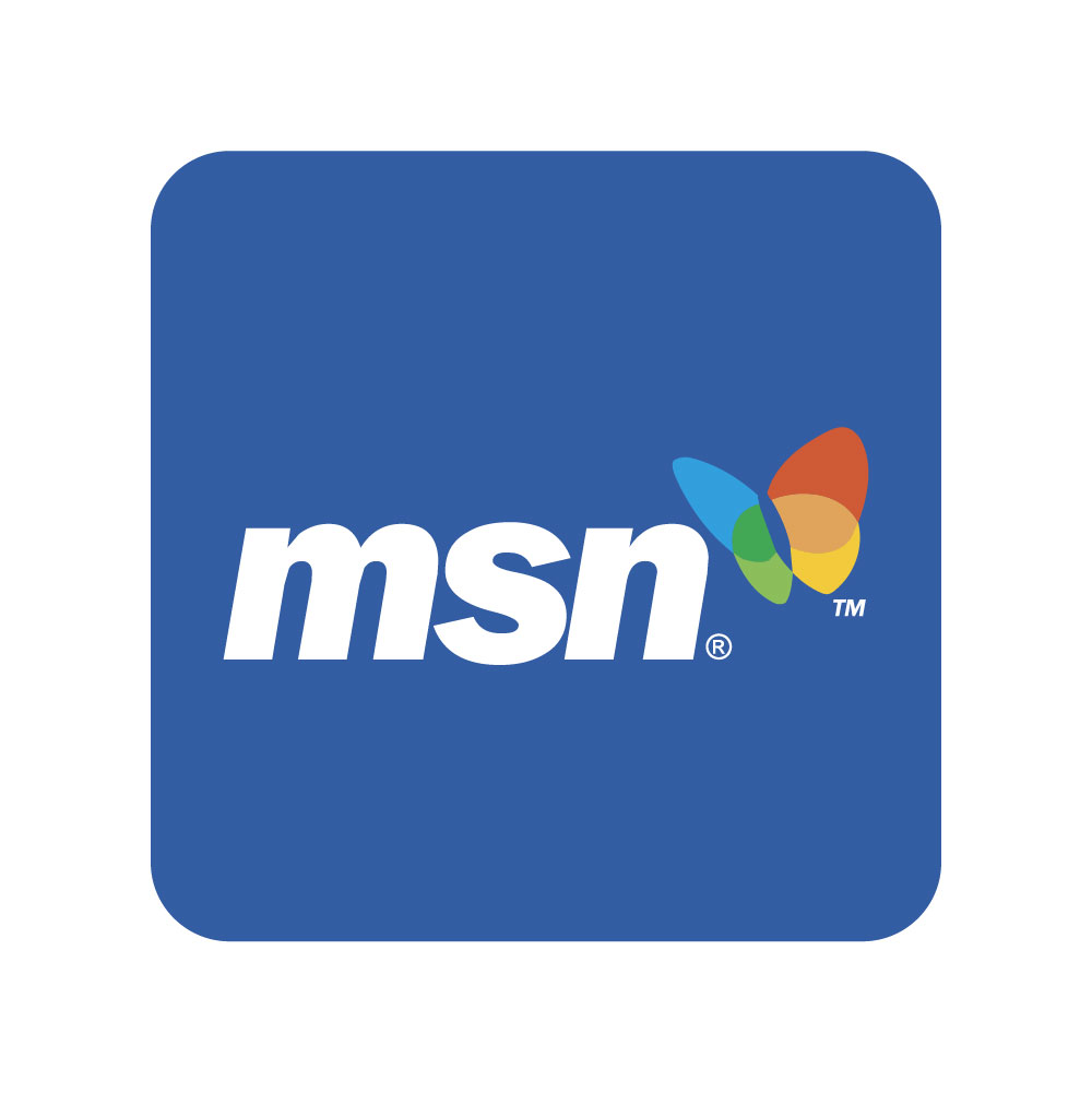 Free High-Quality Blue Background Square Msn Logo for Creative Design