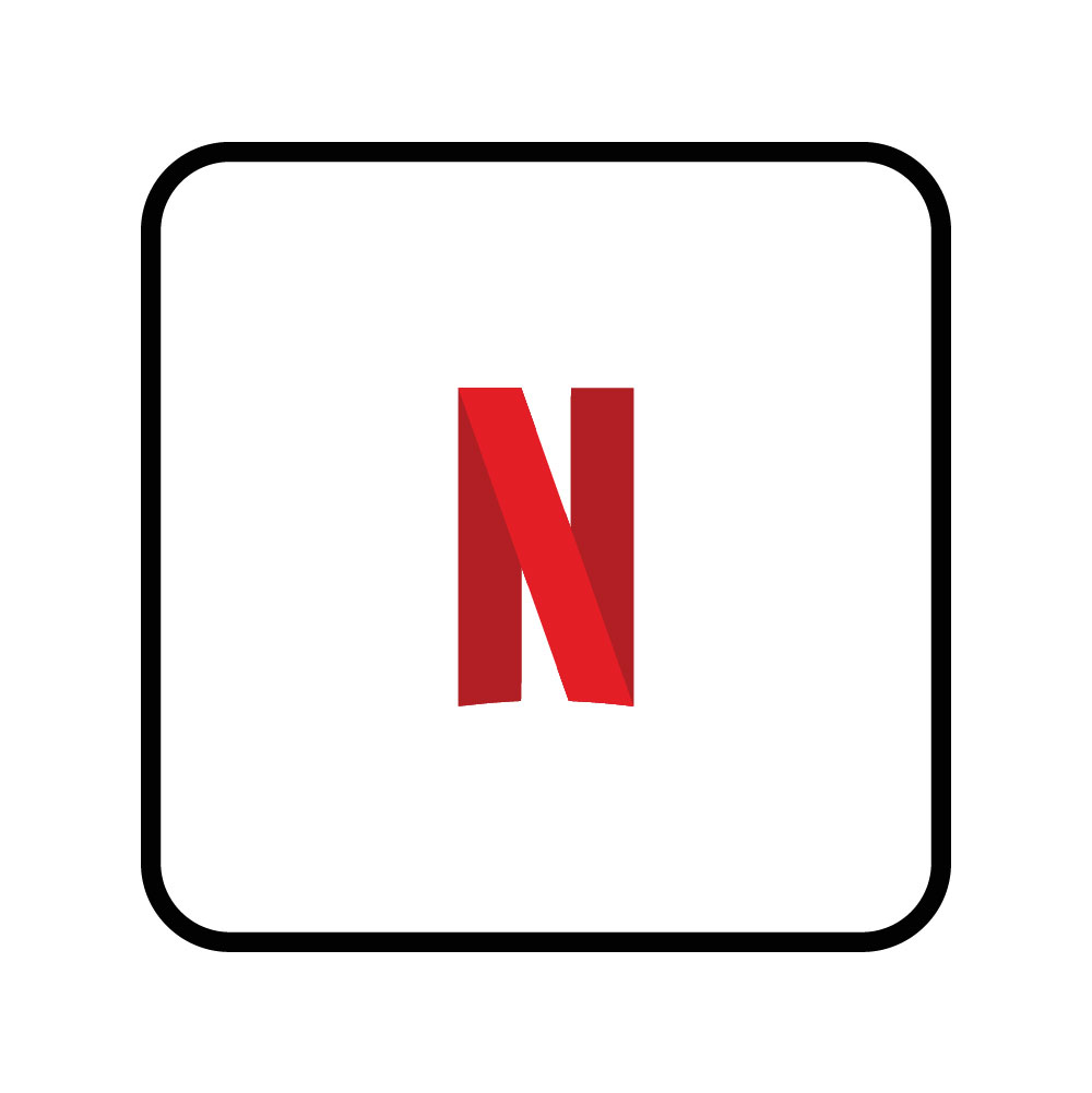 Free High-Quality Black Outline Red Netflix Logo for Creative Design