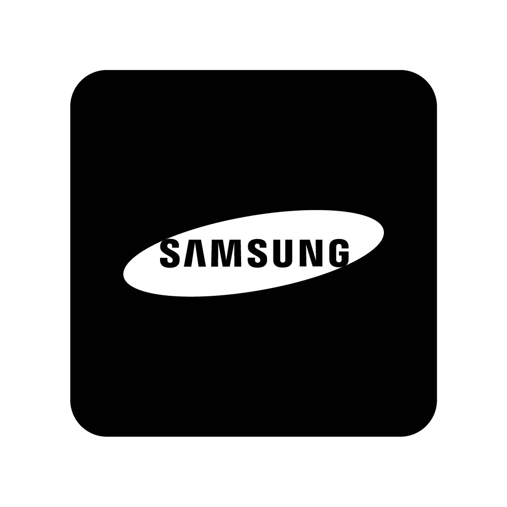 Download Black Background Square Samsung Logo in SVG Vector or PNG