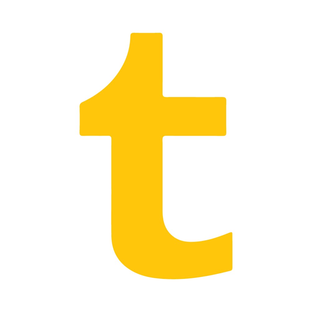 Free High-Quality Yellow Tumblr Icon for Creative Design