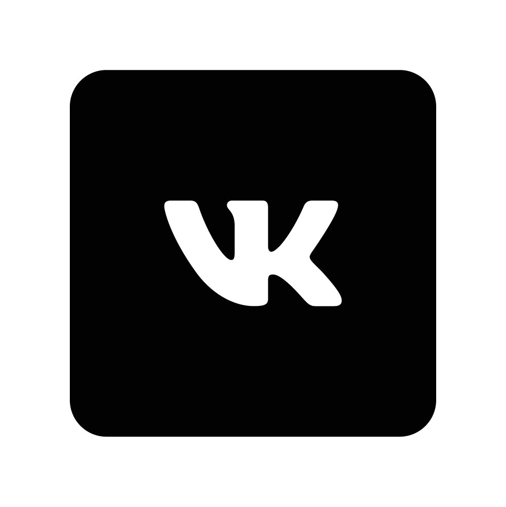 Free High-Quality Black background Square Vk Logo for Creative Design