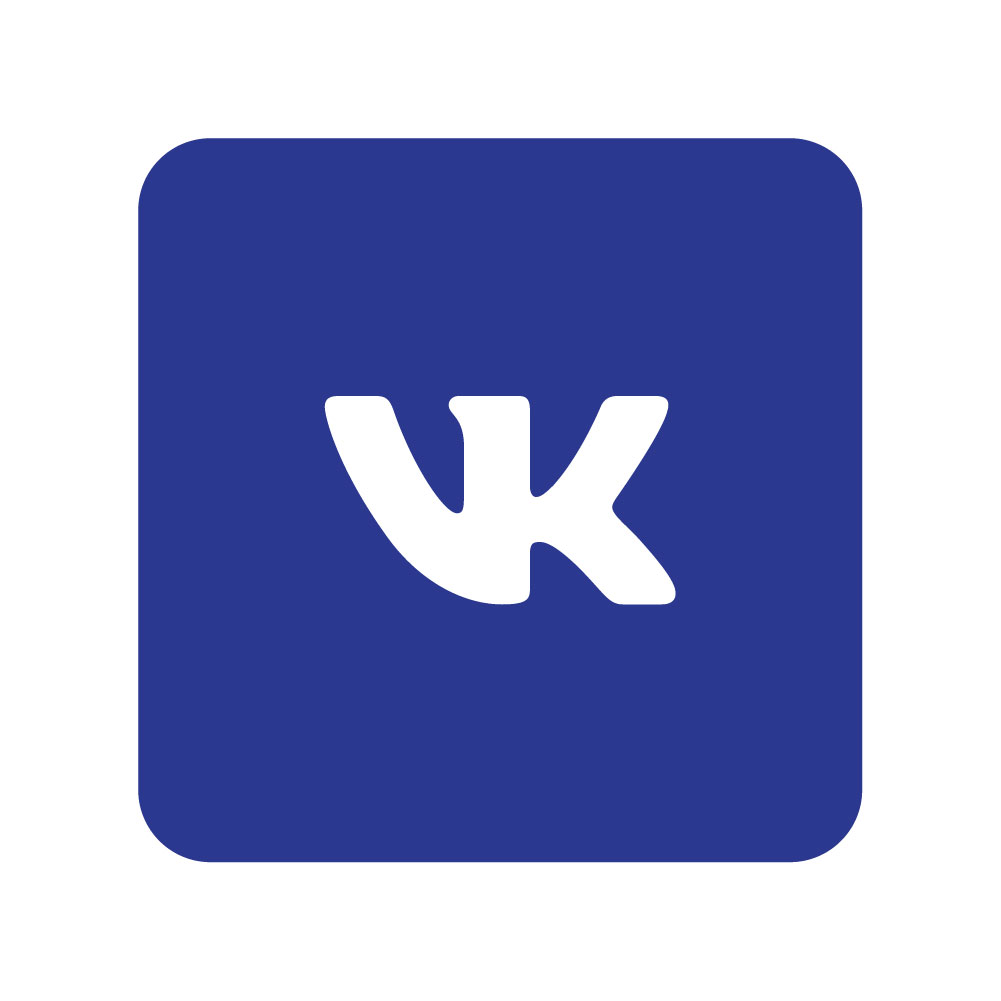 Free High-Quality Dark Blue Background Square Vk Logo for Creative Design