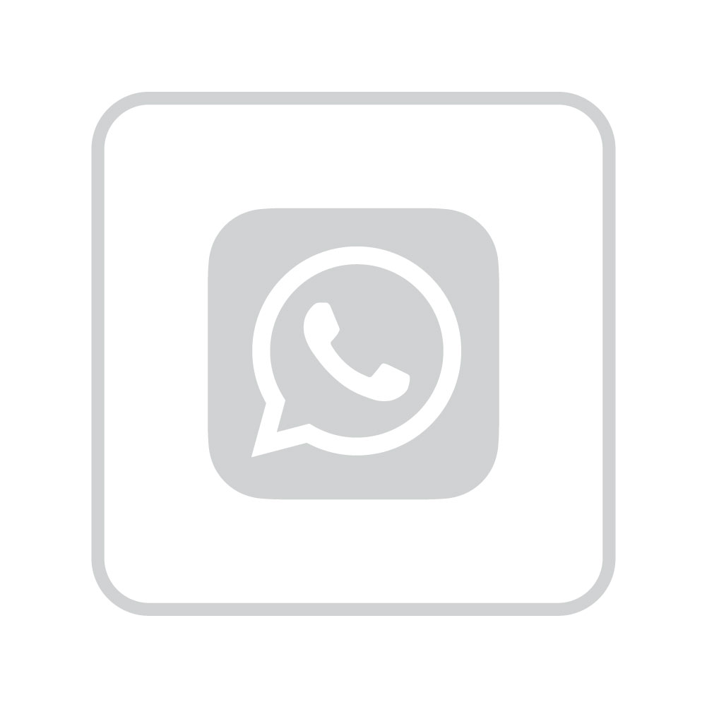 Free High-Quality Grey Square Outline Whatsapp Logo Png for Creative Design