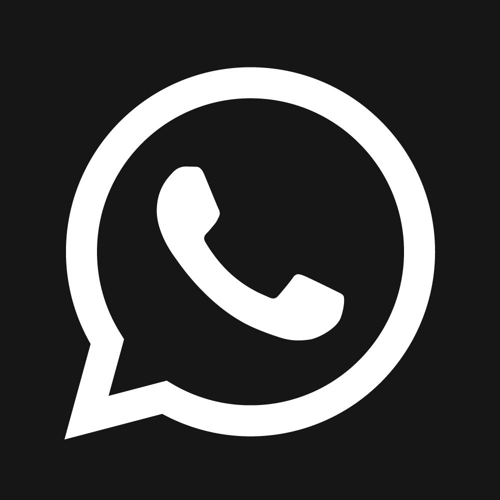 Free High-Quality Whatsapp Black Background Logo for Creative Design