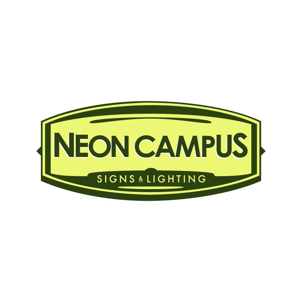 Free High-Quality Neon Campus Logo for Creative Design