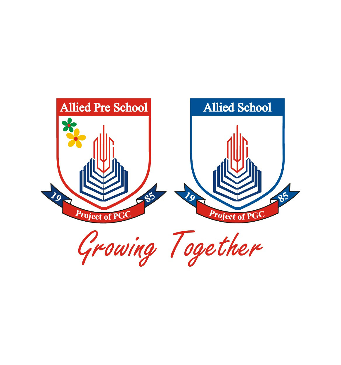 Free High-Quality allied school logo for Creative Design