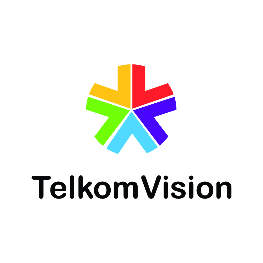 Free High-Quality Telkom Vision Logo for Creative Design