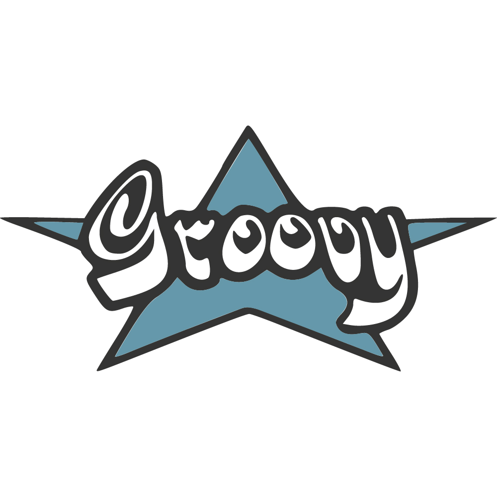 Free High-Quality Groovy Logo for Creative Design