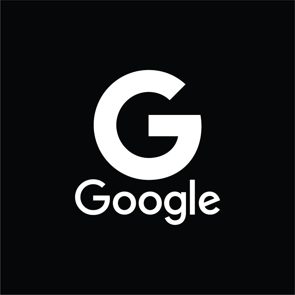 Free High-Quality google logo black and white for Creative Design