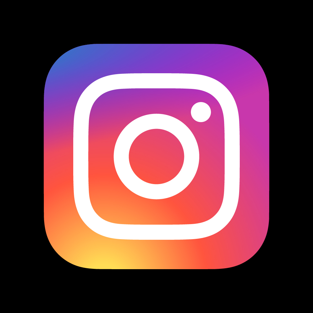 Free High-Quality transparent instagram logo black background for ...