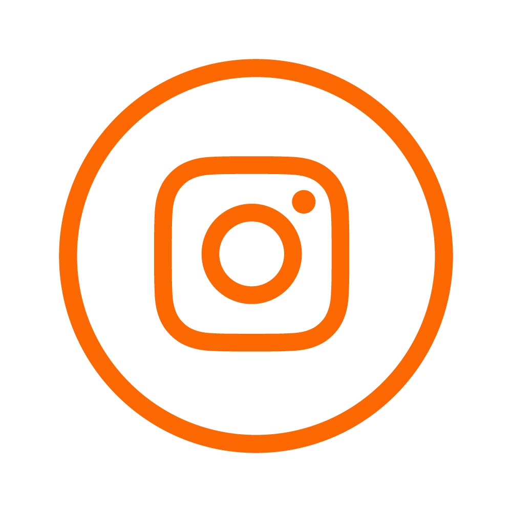 Free High-Quality Orange Instagram Logo Outline for Creative Design